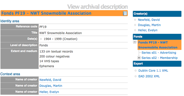 Physical storage - ICA-AtoM